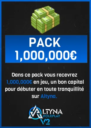 Altyna Boutique : Pack Avancé - 1,000,000€