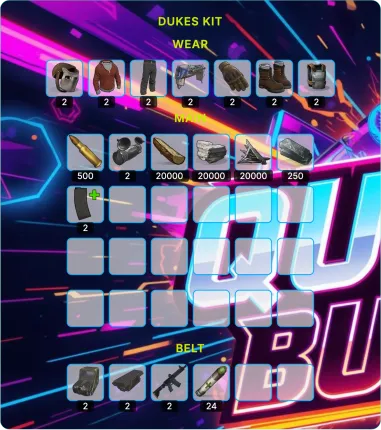 QUEEN'S BUNKER : THE DUKE'S KIT + VIP LIFETIME
