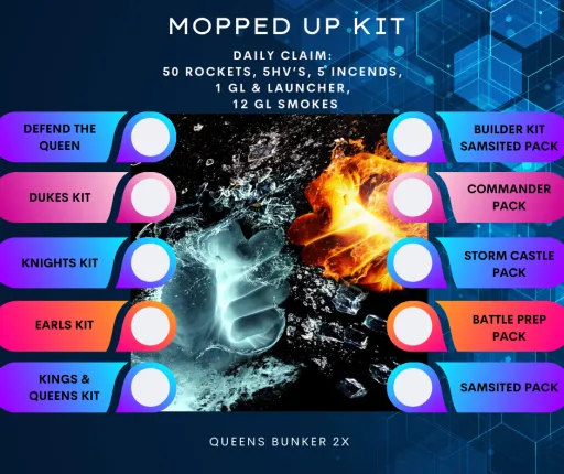 QUEEN'S BUNKER : MOPPED UP LIFETIME