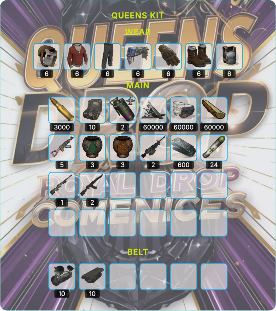 QUEEN'S BUNKER : MOPPED UP LIFETIME