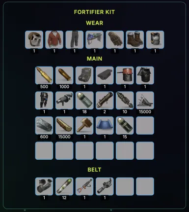 QUEEN'S BUNKER : FORTIFIER KIT